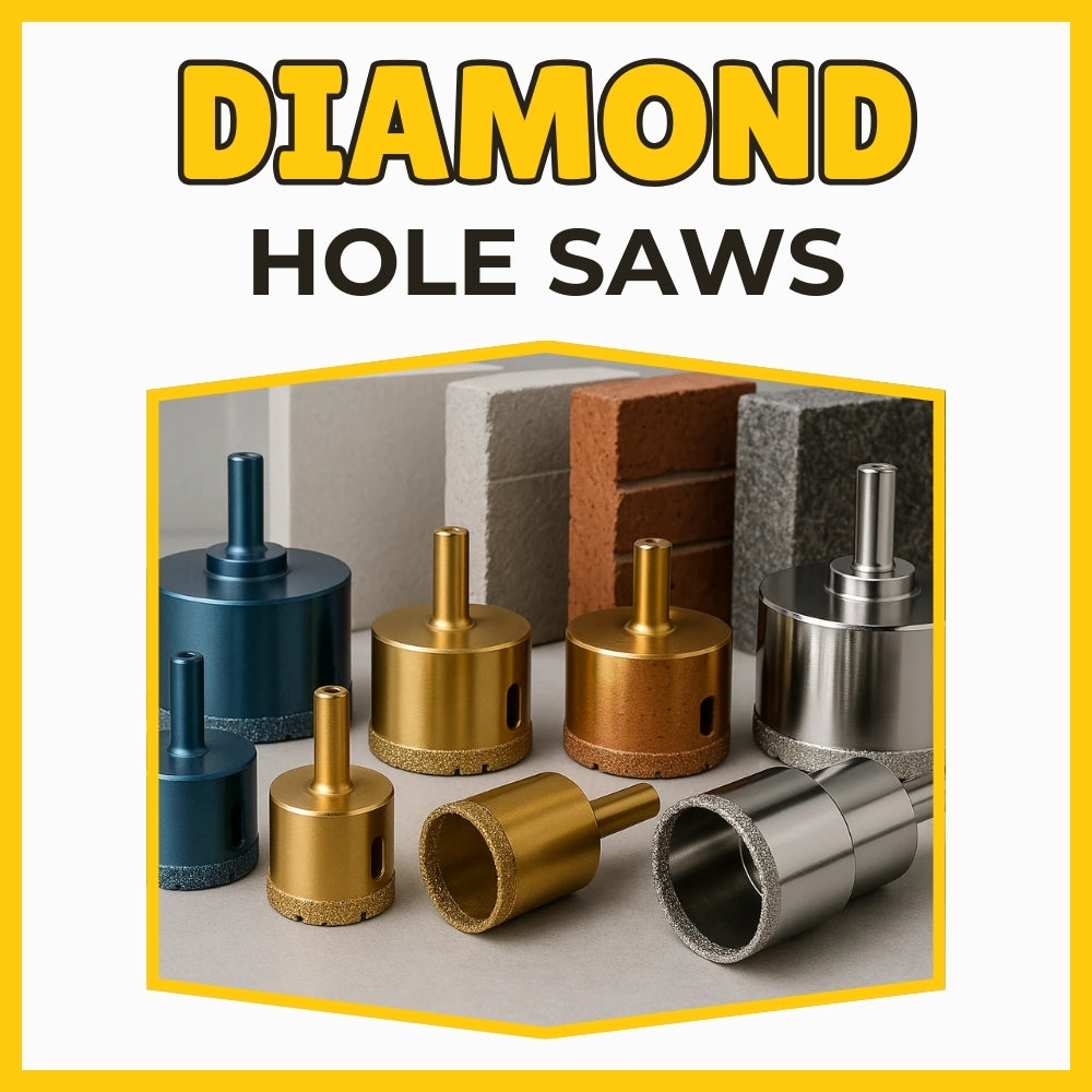 Drilax Diamond Hole Saws (1"+) | Pro-Grade for Tile, Masonry & Granite ...